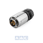 Conector M12 5 Pines Macho - A&C Ingeniería